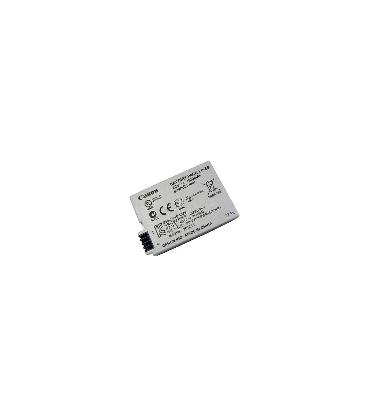Canon Batterie LP-E8 pour EOS 550D/600D/700D - Prophot