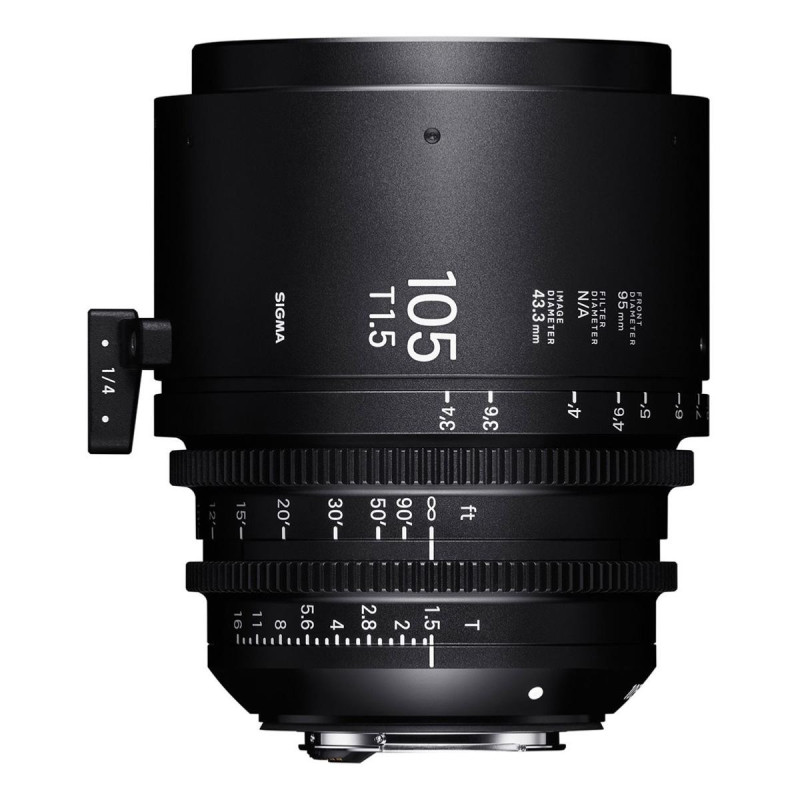 Sigma Objectif Cine 105mm T1.5 FF High-Speed Prime Canon EF - Feet ...
