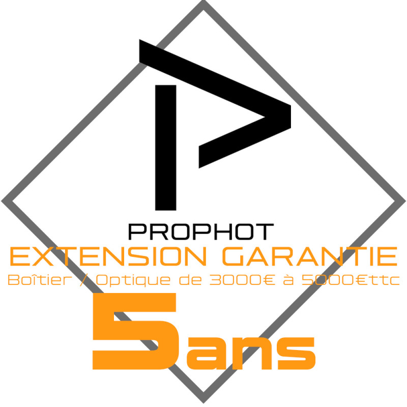 Prophot Extension de Garantie à 5 ans Boîtier / Optique de 3000€ à 5000 ...